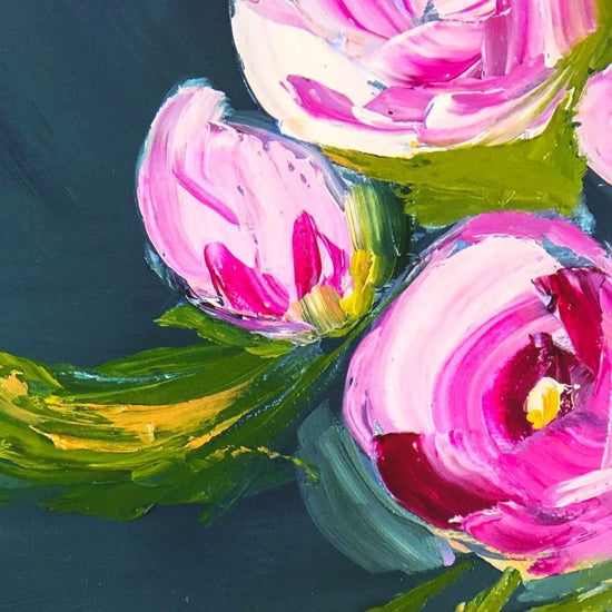 She Walks In Beauty | Peony Flower Art Print | Abstract Floral – Prince ...